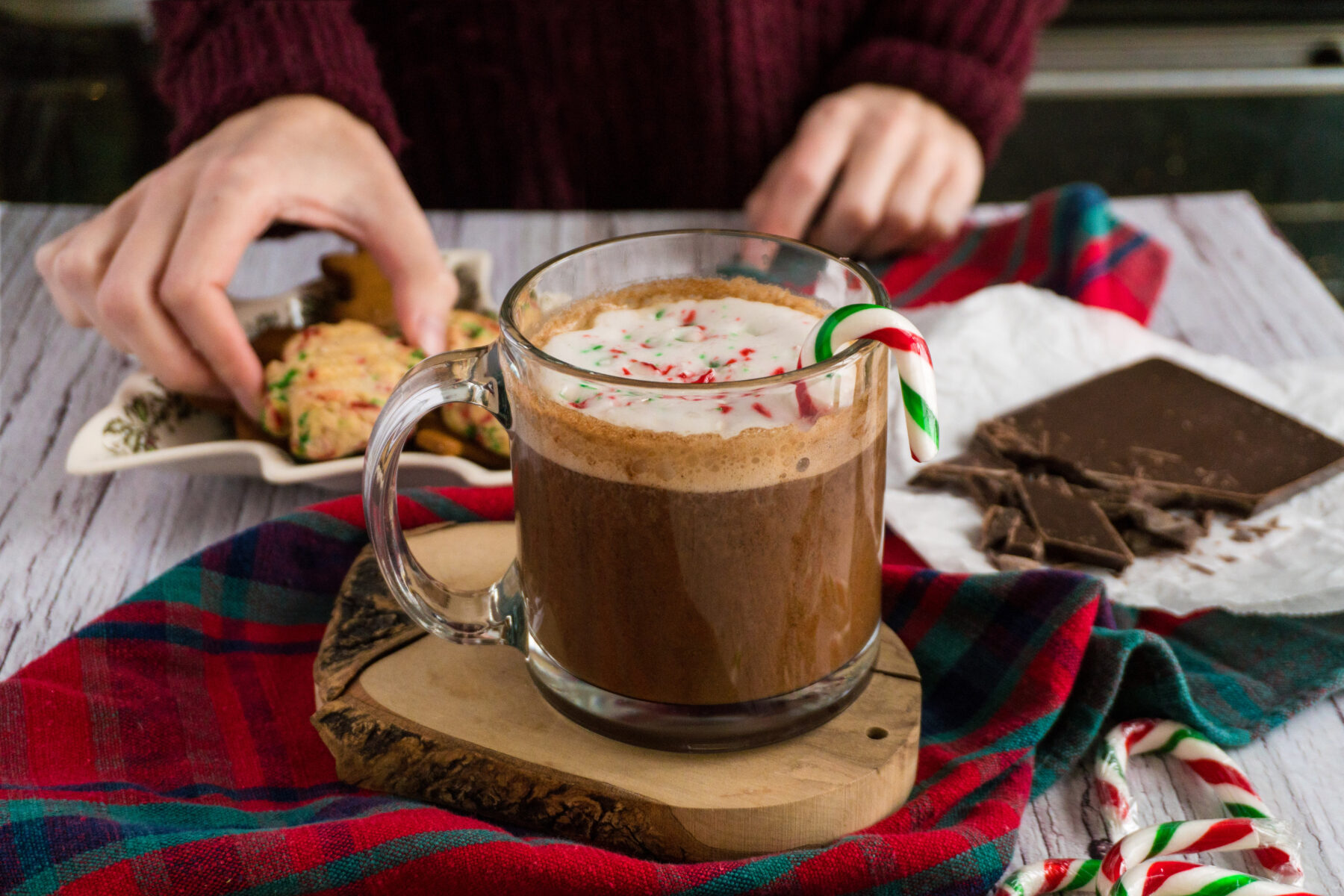Vegan Peppermint Mocha (Vegan) | Two Market Girls