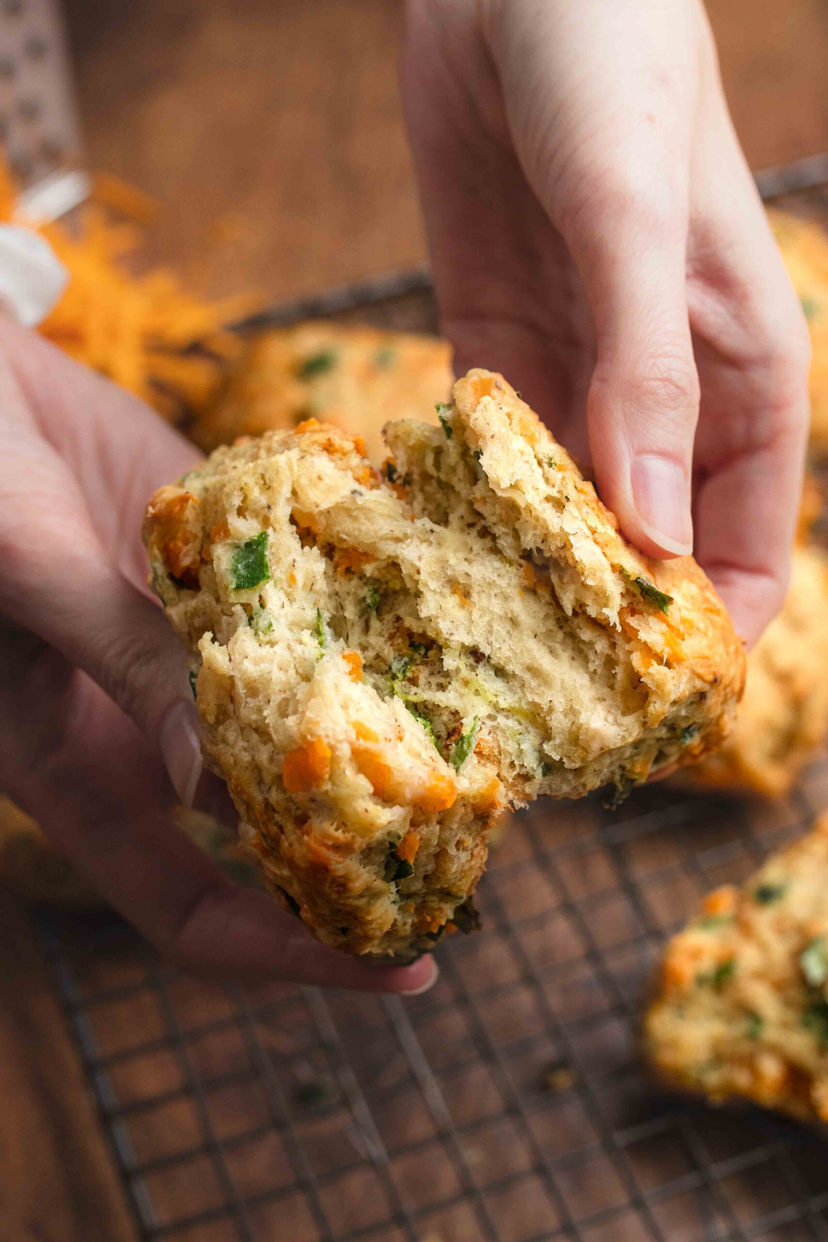 Vegan Cheddar Chive Scones | Two Market Girls