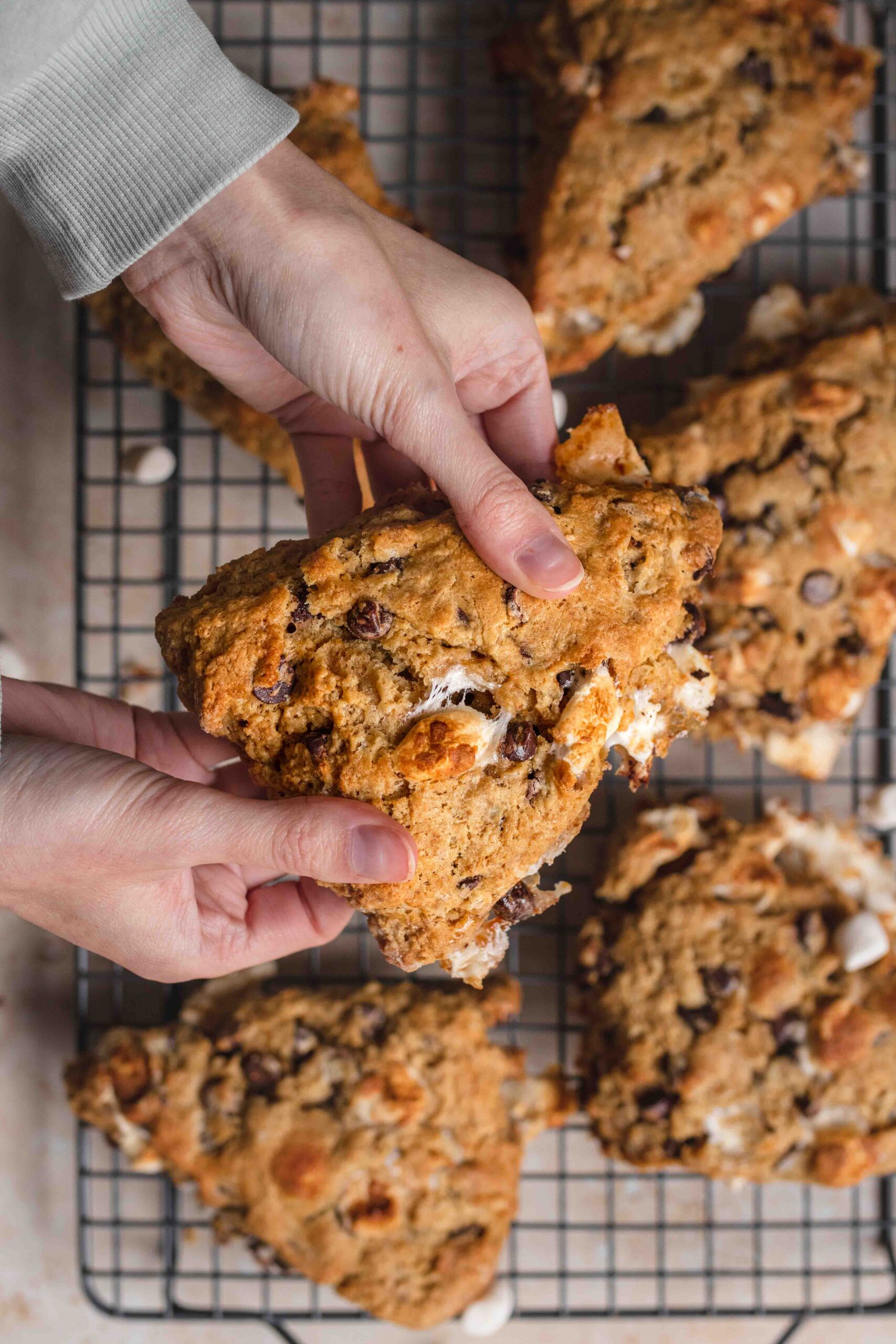 Vegan S’mores Scones | Two Market Girls